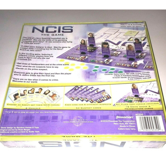 Toys | Ncis Board Game Pressman Games Complete 210 Mark Harmon Pauley ...